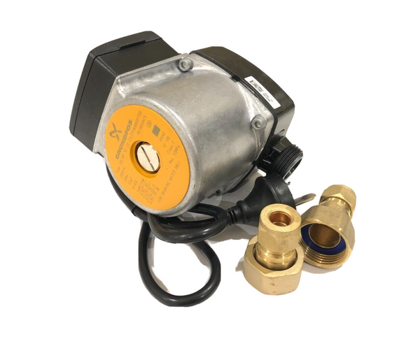 Grundfos UPS 15-20 CIL2 Solar Hot Water Circulation Pump inc AVG Pump Unions – All Pumbing Online