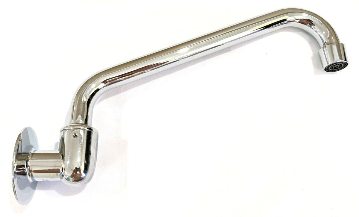 AW Monopoly Tapware SP08-1 WELS WaterMark Chrome Swivel Wall Spout Tub ...