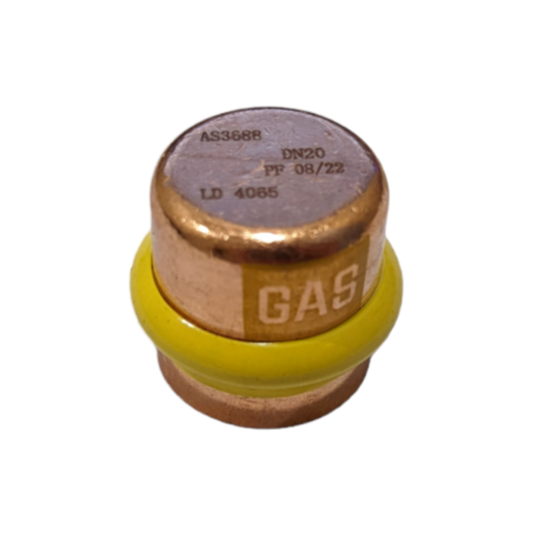 AW Metpress PFG123 DN20 Gas Copper Press Fitting 20mm End Cap – All ...