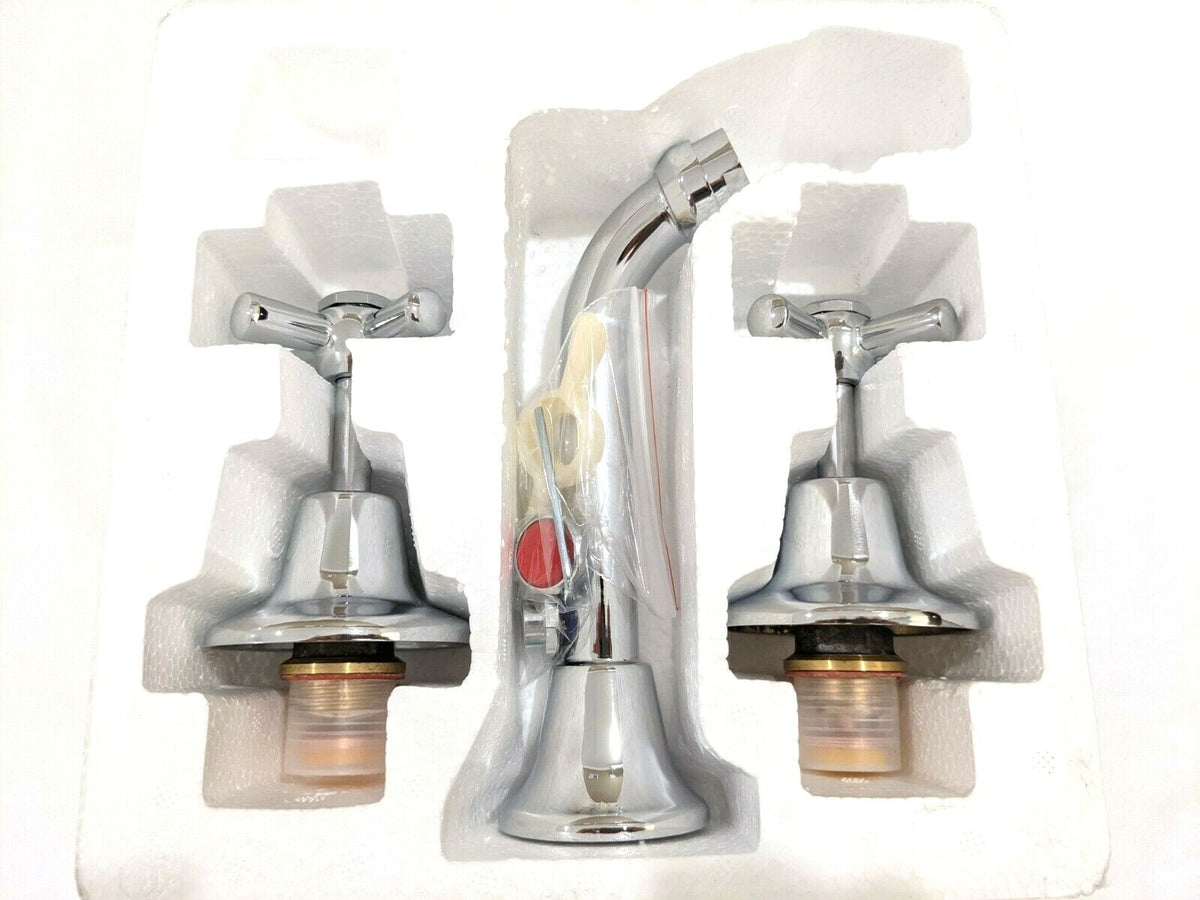 AW Monopoly Tapware 9626 Whitehall 15mm 1/2" EZY Clean Bath Set Anti V ...