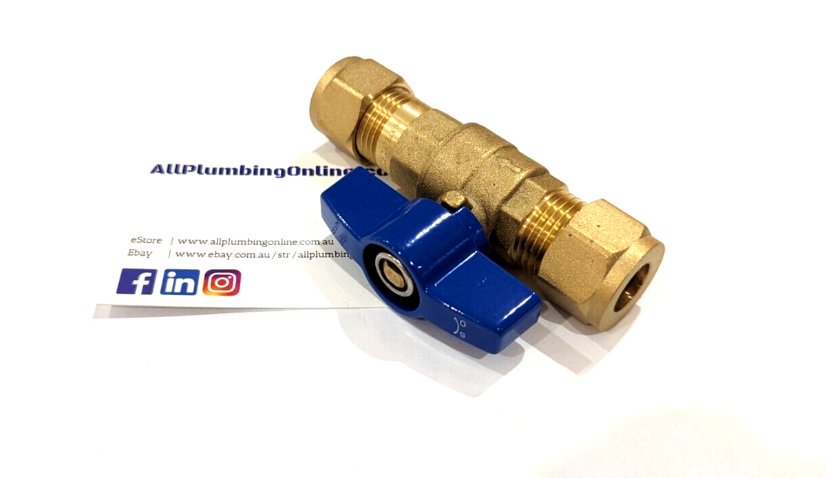 APO NRIBV-15C Male Compression 15mm Non Return Isolation Duo Valve ...