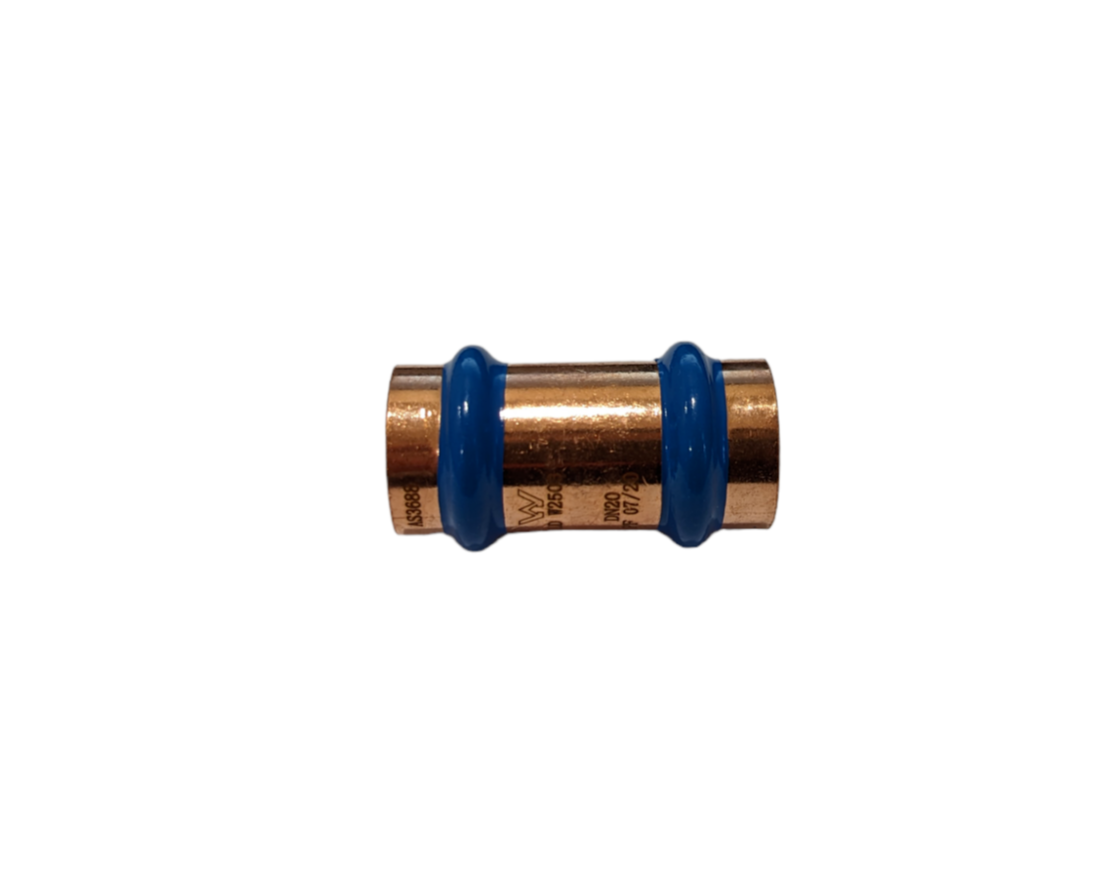 AW Metpress PFW011 Copper Water Press fitting 20mm ¾" Slip Repair Coup ...