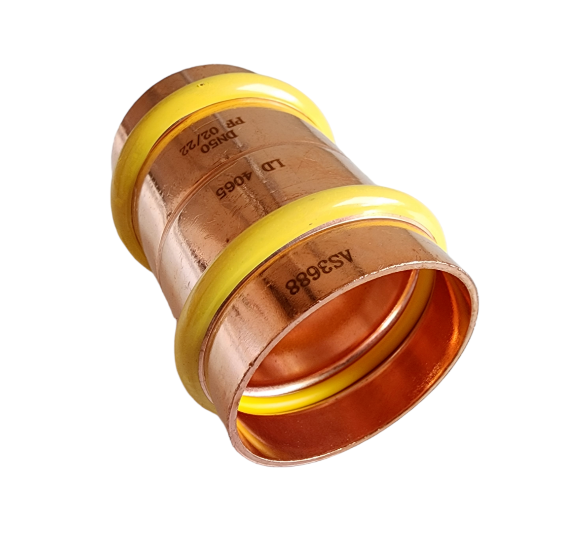 AW Metpress PFG006 Gas Copper Press Fitting 50mm 2" Straight Coupling ...