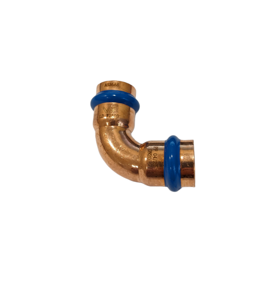 AW Metpress PFW059 Water Copper Press Fitting 20mm 90° Deg Elbow – All ...