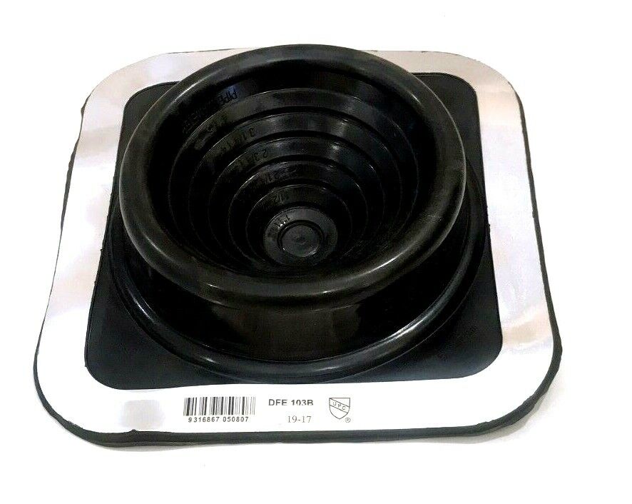 DEKS DFE103B 5-127mm 0.25-5 Black EPDM Metal Roof Flashing – All ...