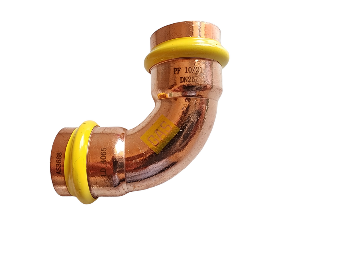 AW Metpress PFG060 Gas Copper Press Elbow 90° Deg – All Plumbing Online