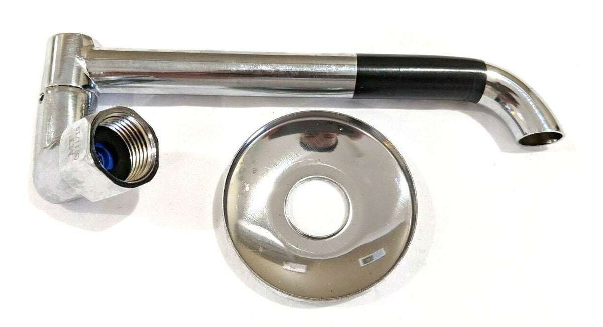 AW Monopoly Tapware LA01 WELS WaterMark Swivel Chrome Laundry Arm Spou ...