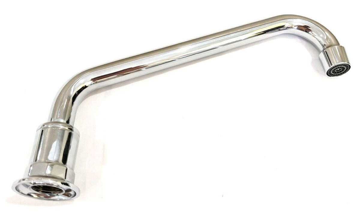 AW Monopoly Tapware SP07-1 WELS Watermark Chrome Swivel Hob Spout Tube ...