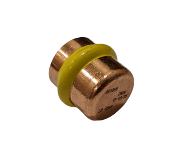 AW Metpress PFG123 DN20 Gas Copper Press Fitting 20mm End Cap – All ...