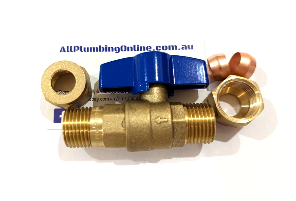 APO NRIBV-15C Male Compression 15mm Non Return Isolation Duo Valve ...