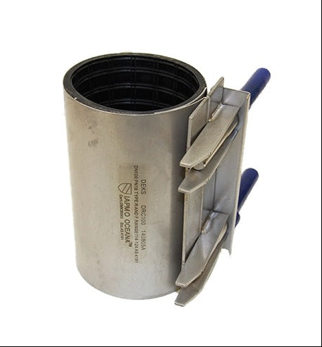 Deks DRC100 Stainless Steel Pipe Repair Clamp 200mm for DN100 114–124m ...