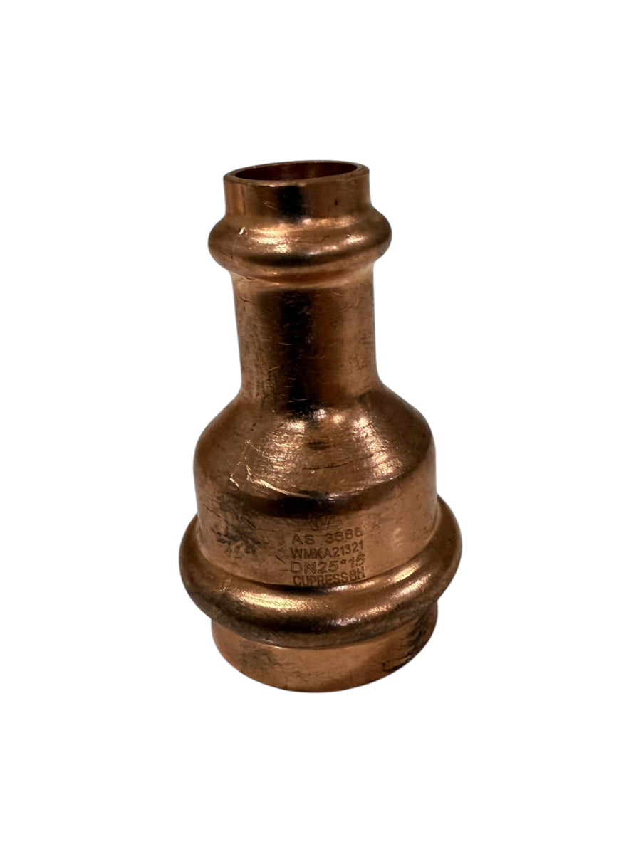 Brasshards Cupress 4CPC2515 Copper Water Press Fitting 25-15mm Reducin ...