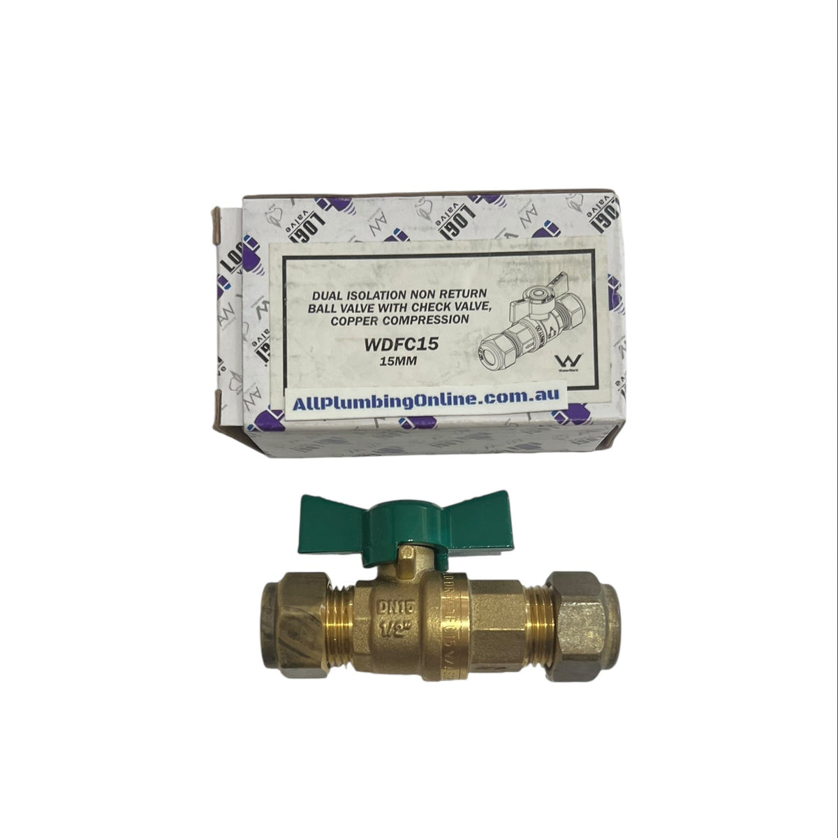 AW WDFC15 Male Compression 15mm Non Return Isolation Duo Valve – All ...