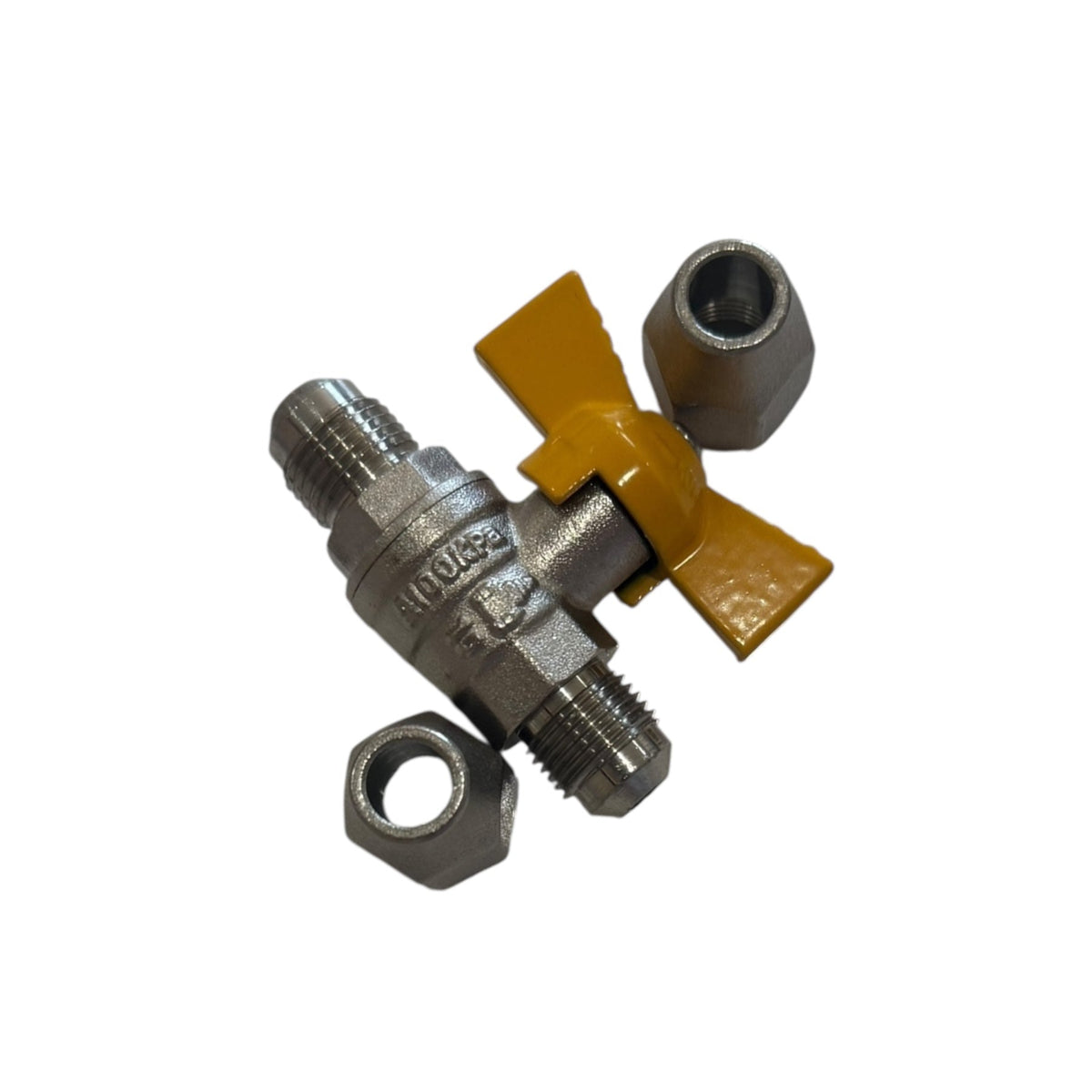 AW Butterfly Handle Gas Cock Ball Valve 10mm Flare Compression – All ...