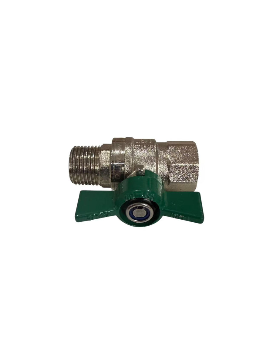 AW WB15MG Dual-Certified Butterfly Handle Gas Ball Valve 15mm MI X FI ...