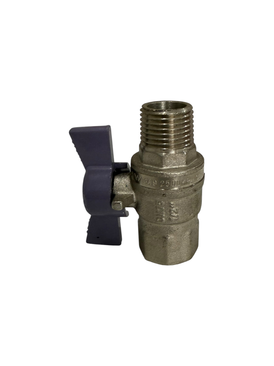 AW WB15ML Recycled Lilac Butterfly Water Ball Valve 15mm MI to FI – All ...