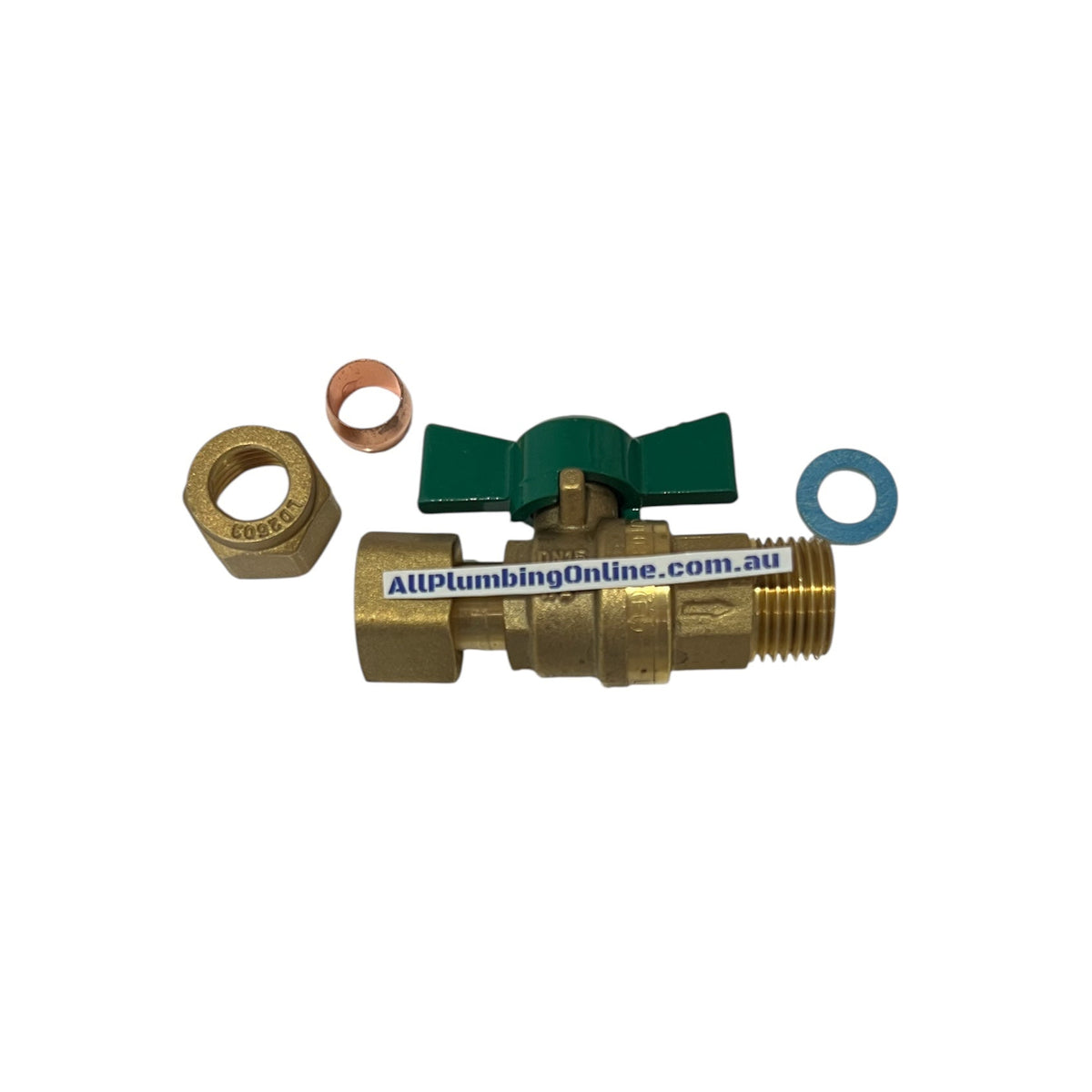 AW WDF15SC Male Compression to Swivel Loose Nut 15mm Non Return Isolat ...