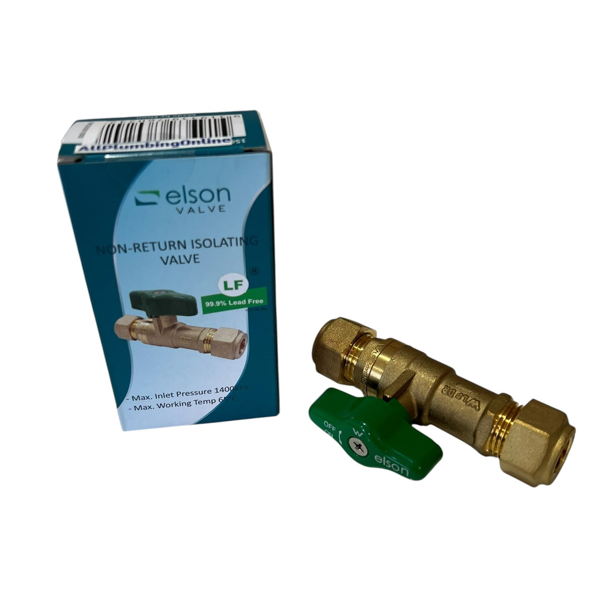 Elson LF76024 Male Compression 15mm Non Return Isolation Duo Valve ...