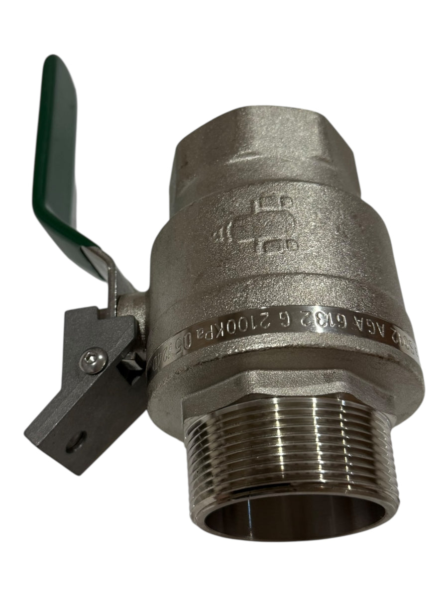 AW LW50MLF Watermark Lockable Lever Handle Ball Valve 50MM MI X FI ...