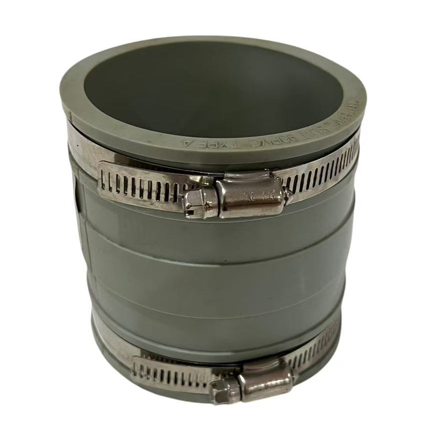 Deks 6069G DN90 Stormwater PVC Rubber Joiner Coupling OD 83-93mm Grey ...