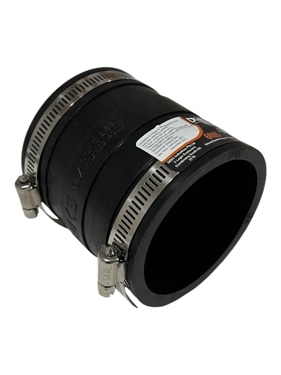Deks 6005 DN80 PVC Rubber Joiner Coupling OD 76-85mm – All Plumbing Online