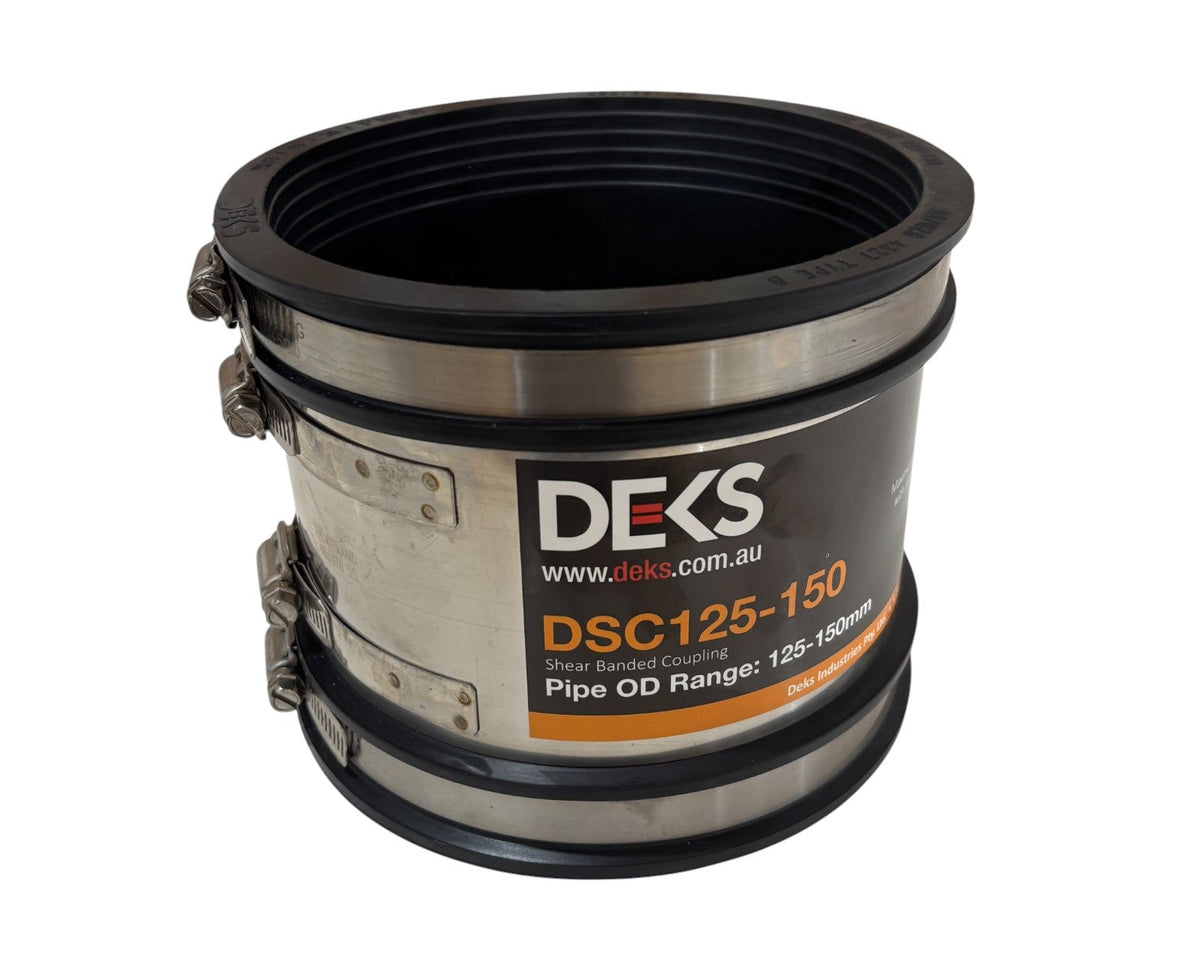 Deks DSC125–150 Shear Banded Coupling for 125–150mm OD Pipe – All ...