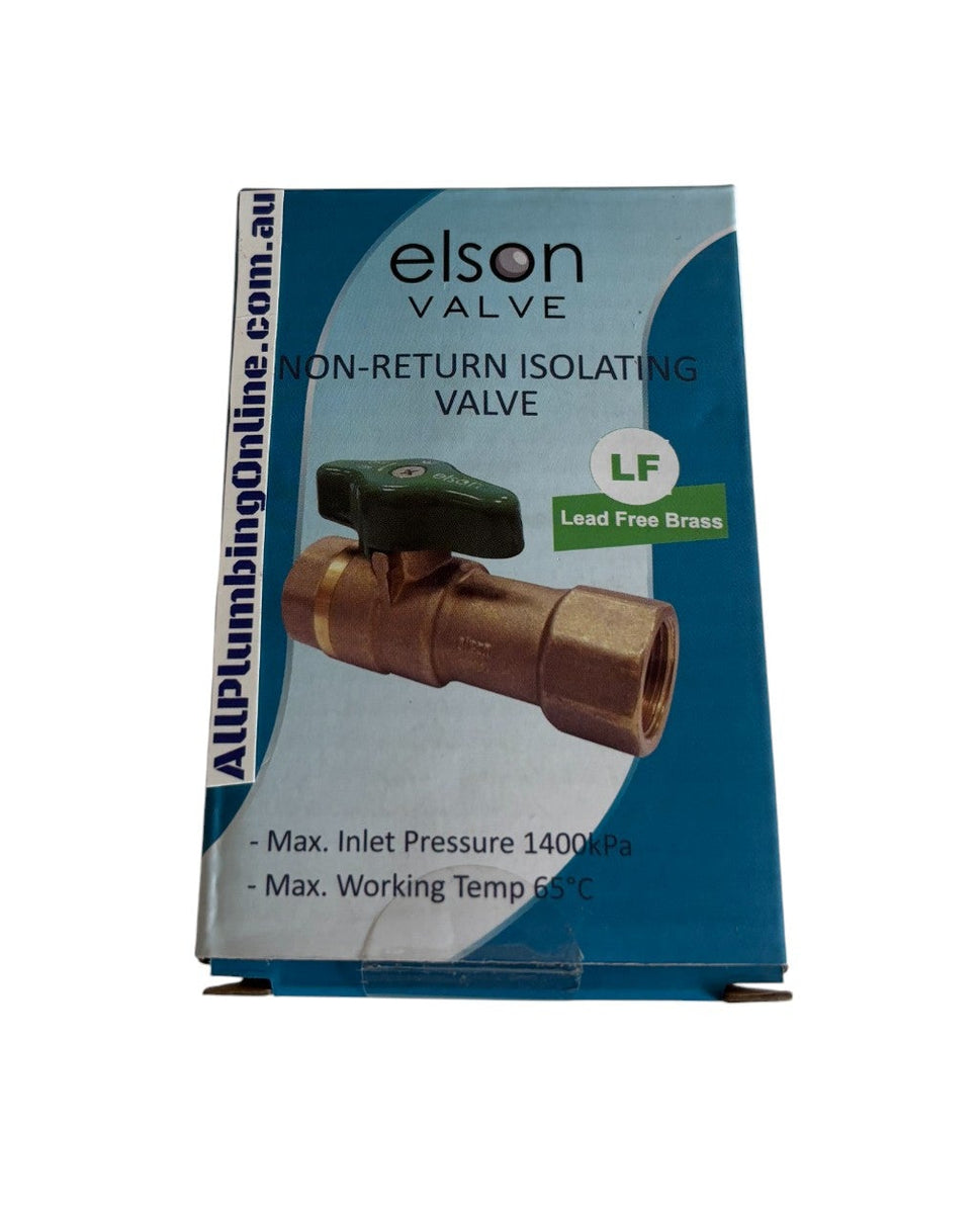 Elson LF76022 Female 20mm Non Return Isolation Duo Valve – All Plumbing ...