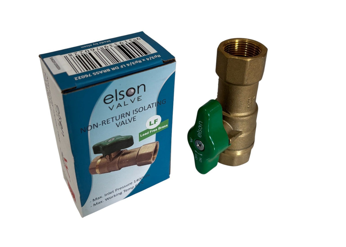 Elson LF76022 Female 20mm Non Return Isolation Duo Valve – All Plumbing ...