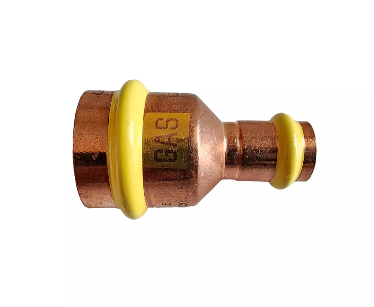 AW Metpress PFG020 Copper Gas Press Fitting 25mm-15mm Reducing Couplin ...