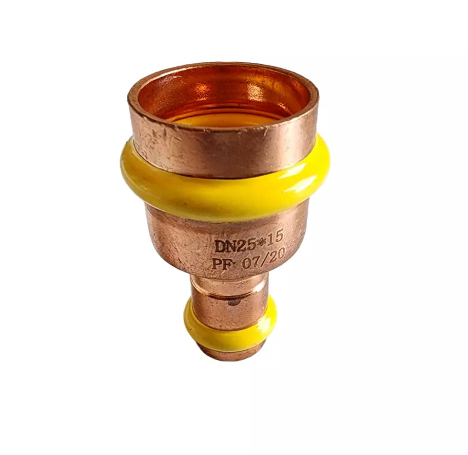 AW Metpress PFG020 Copper Gas Press Fitting 25mm-15mm Reducing Couplin ...