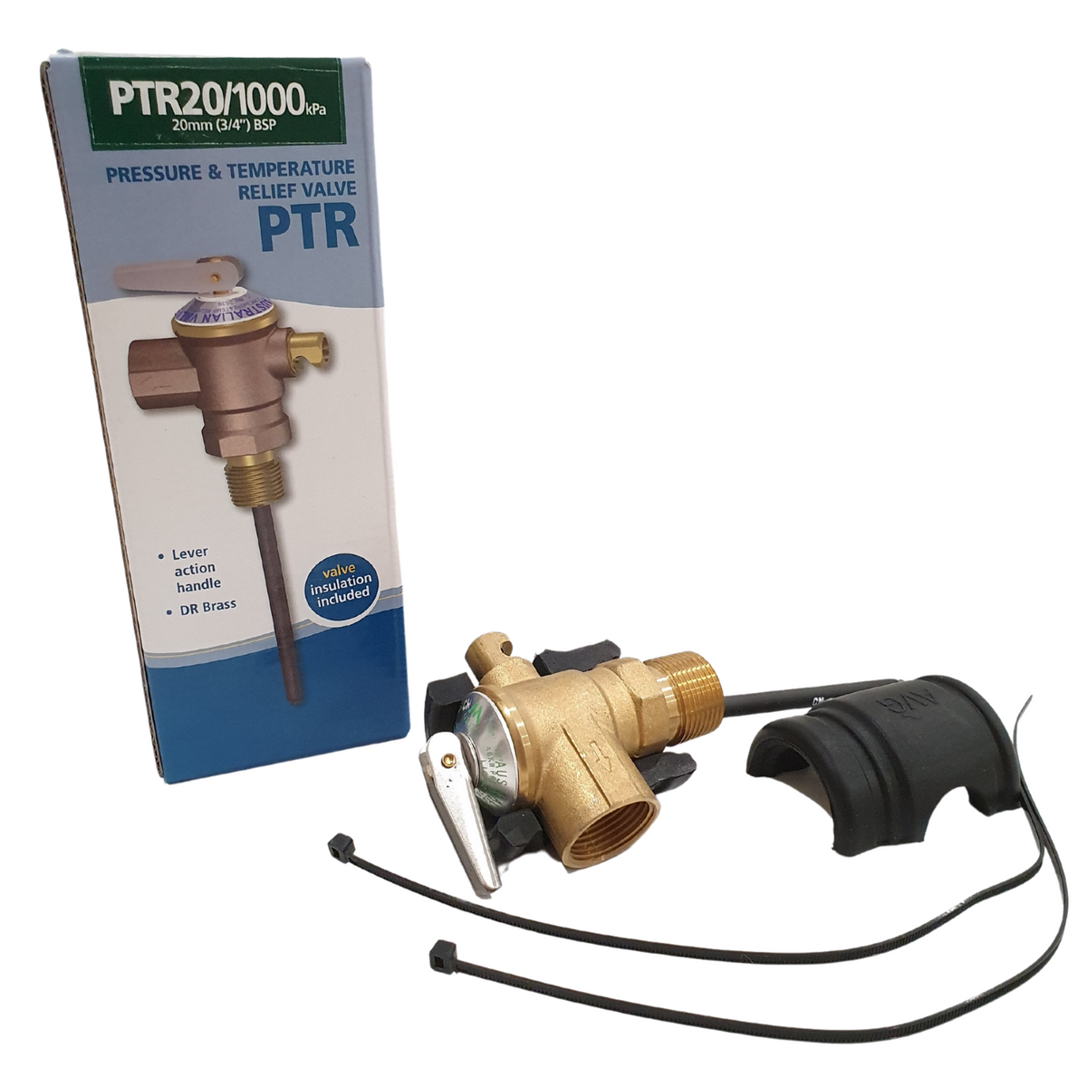 AVG PTR20/1000 20mm 1000kPa PTR / TPR Pressure Temperature Relief Valv ...