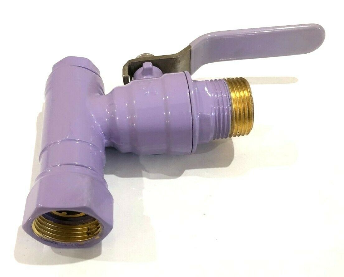 AVG Lilac Right Angle Lever Handle RWBV20 20mm 3/4" Recycled Water Bal ...