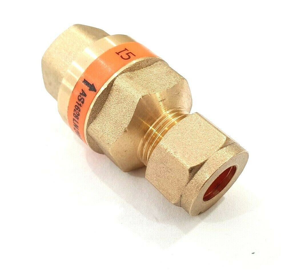 AVG Solar Rated One Way Non Return Check Valve 15mm 1/2" for Solar Hot ...